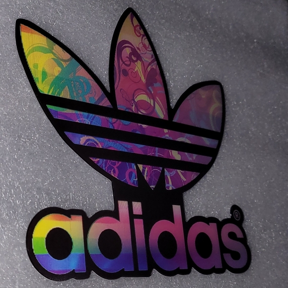 adidas | Wall Decor | 35 Adidas Holographic Lenticular Decal Waterproof ...